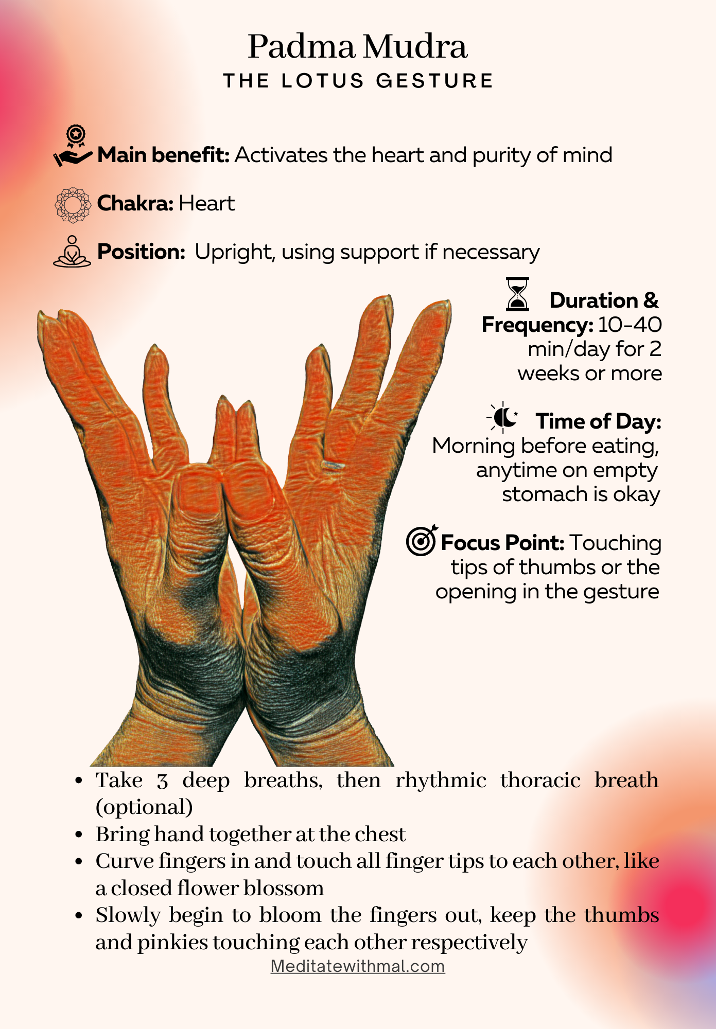 Lotus Flower Hand Mudra | Best Flower Site